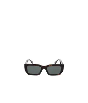 Fendi Rectangle Frame Sunglasses - Gray