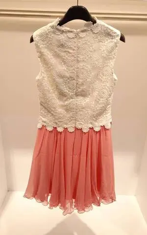 Max Mara Sleeveless V-neck Dress
