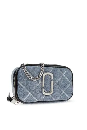 Marc Jacobs Quilted Denim Softshot Bag - Gray