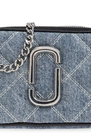 Marc Jacobs Quilted Denim Softshot Bag - Gray