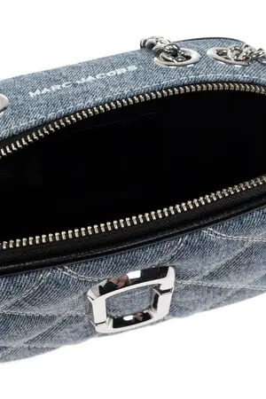 Marc Jacobs Quilted Denim Softshot Bag - Gray