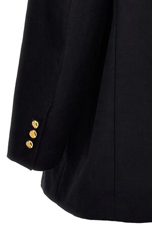 Prada Double-breasted Cotton Satin Jacket