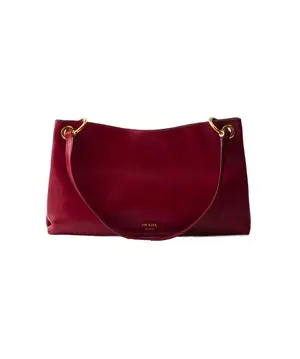 Prada Etude Leather Shoulder Bag