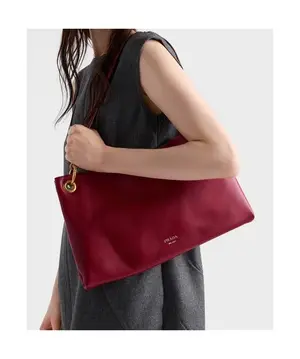Prada Etude Leather Shoulder Bag