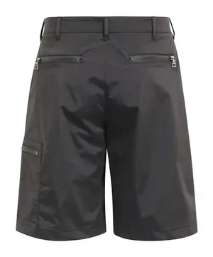 Palm Angels Belted Shorts With Zippered Pockets
