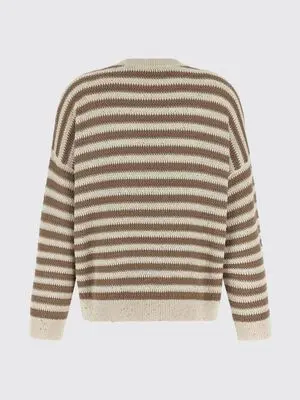 Brunello Cucinelli Striped Crew Neck Pullover - No