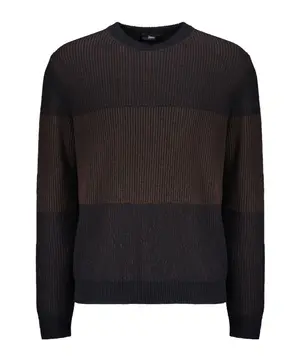 Herno Block Stripe Knitted Sweater