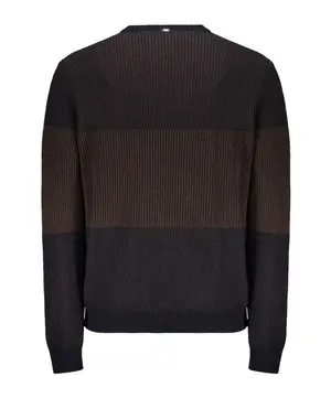 Herno Block Stripe Knitted Sweater
