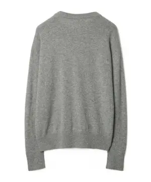 Burberry Logo Intarsia-knit Crewneck Jumper - Gray
