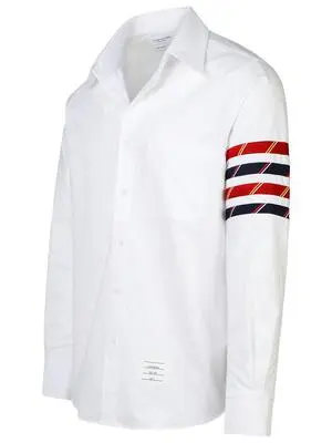Thom Browne Stripe Detailed Long-sleeved Shirt - No