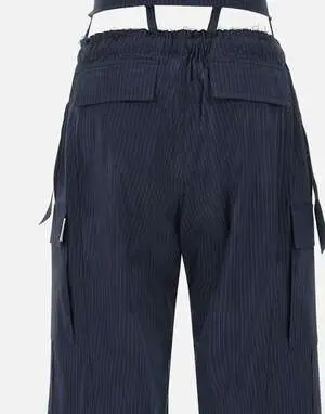 Ottolinger Stripe Detailed Wide-leg Trousers