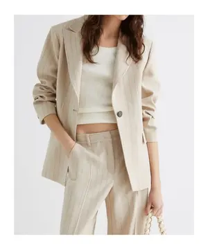 Marella Stretch Canvas Blazer