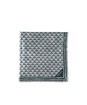 Prada Foulard With Graphic Design - Gray