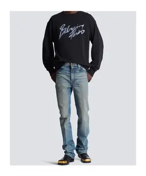 Balmain Logo Printed Crewneck Sweatshirt