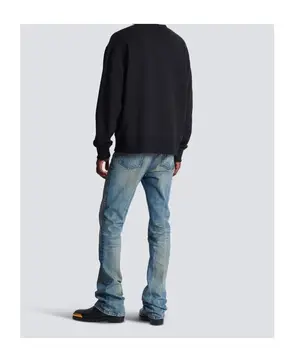 Balmain Logo Printed Crewneck Sweatshirt