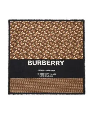 Burberry Monogram-print Scarf