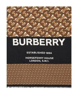 Burberry Monogram-print Scarf