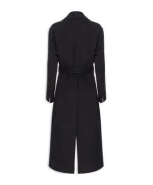 Pinko Single-breasted Belted Coat