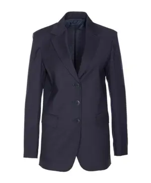 Max Mara Single-breasted Jacket - Black