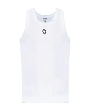 Dolce & Gabbana Dolce Gabbana Logo Patch Tank Top