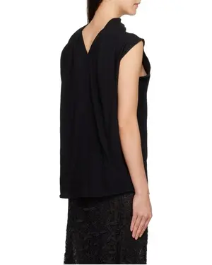 TOTEME Sleeveless Cocoon Cape Blouse