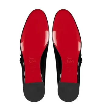 CHRISTIAN LOUBOUTIN Sweet Jane Buckled Ballerinas