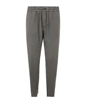 DONDUP Drawstring Waist Casual Pants - Gray