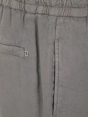 DONDUP Drawstring Waist Casual Pants - Gray