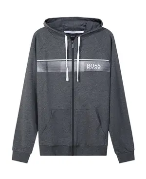 Hugo Boss Logo-print Zip-up Hoodie