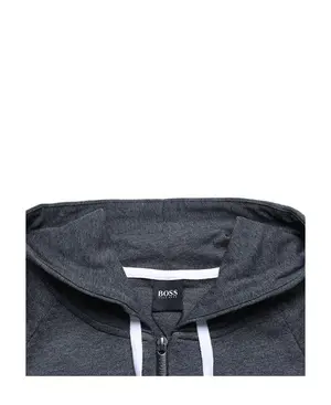 Hugo Boss Logo-print Zip-up Hoodie