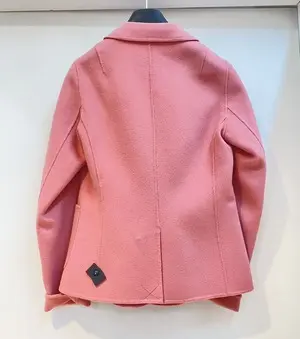 Max Mara Long-sleeved Suit Coat With Notched Lapel And Patch Pockets