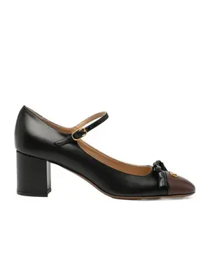 Valentino Garavani Vlogo Signature Bow Detailed Pumps - Black