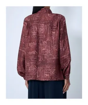 Max Mara Long Sleeve Printed Shirt