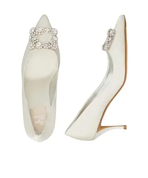 ROGER VIVIER Crystal Buckle High Heels