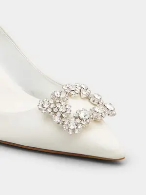 ROGER VIVIER Crystal Buckle High Heels
