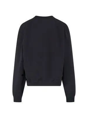 VIVIENNE WESTWOOD Logo Embroidered Crewneck Sweatshirt - Black