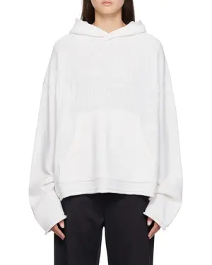 MAISON MARGIELA Textured Logo Hoodie