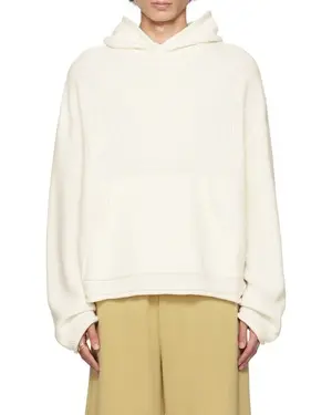 MAISON MARGIELA Textured Logo Hoodie