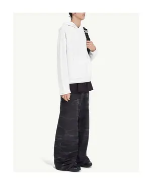 MAISON MARGIELA Textured Logo Hoodie