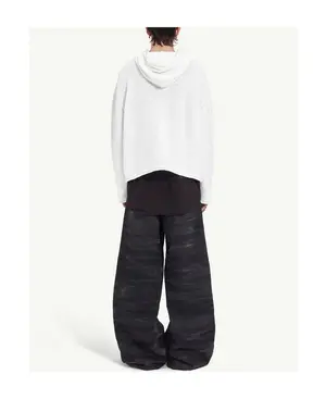 MAISON MARGIELA Textured Logo Hoodie