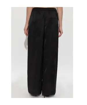 GANNI Loose Fit Floral Pattern Trousers