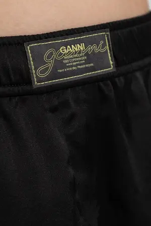GANNI Loose Fit Floral Pattern Trousers