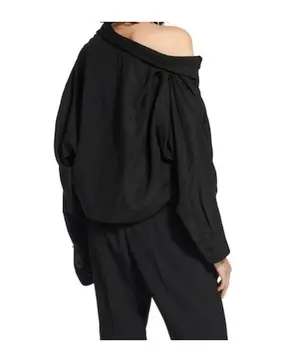 Balenciaga One-shoulder Long-sleeved Shirt