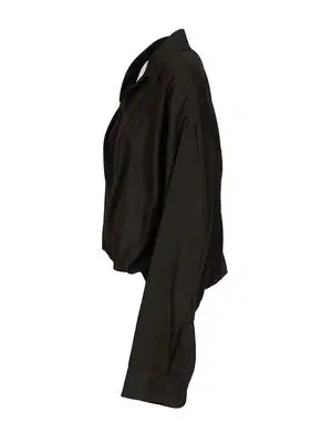 Balenciaga One-shoulder Long-sleeved Shirt - Black