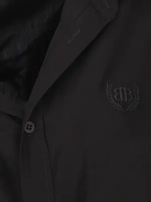 Balenciaga One-shoulder Long-sleeved Shirt - Black