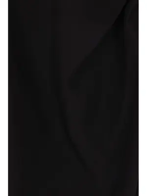 Balenciaga One-shoulder Long-sleeved Shirt - Black