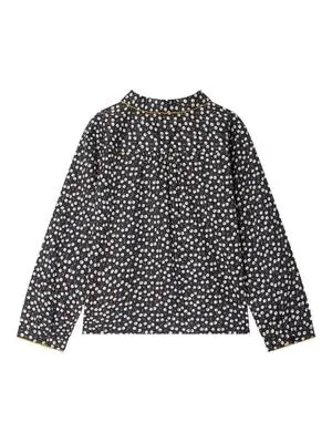 Bonpoint Jacinthe" Cherry Print Blouse - Black