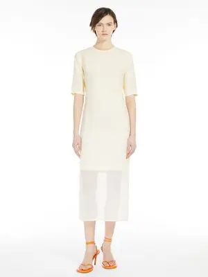 Sportmax Chiffon Paneled Midi Dress
