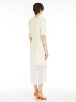 Sportmax Chiffon Paneled Midi Dress