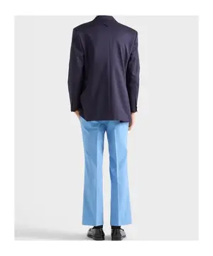 Prada Double-breasted Tailored Blazer - Navy